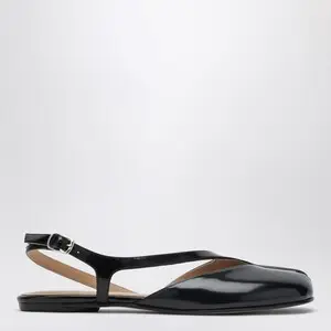 MAISON MARGIELA Brushed Leather Tabi Slingback Sandals