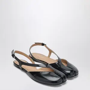 MAISON MARGIELA Brushed Leather Tabi Slingback Sandals