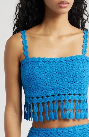 Saylor Elie Two-piece Fringe Dress