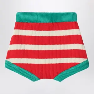 BOBO CHOSES Striped Knit Shorts