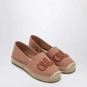 Chloé Espadrilles With Logo Embroidery - Beige
