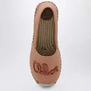 Chloé Espadrilles With Logo Embroidery - Beige