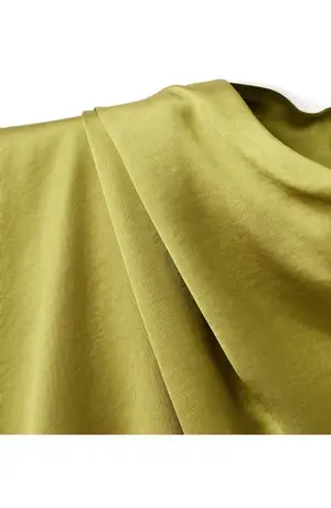 Mango Hammered Satin Top