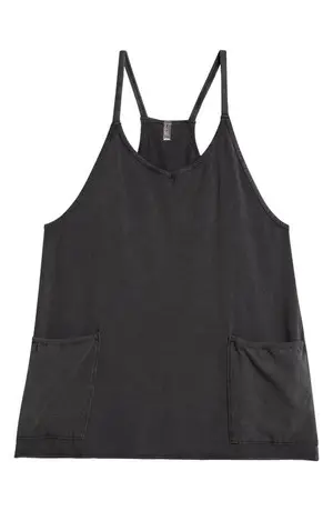 Free People Hot Shot Romper With Racerback And Patch Pockets