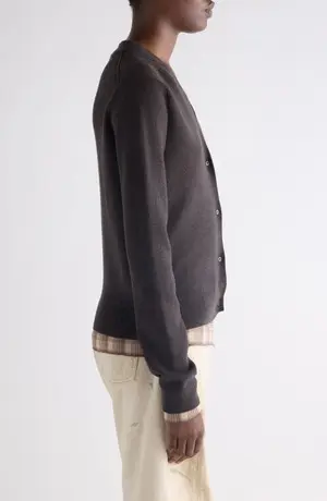 Acne Studios Prelayered Wool Cardigan