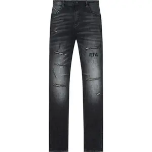 RtA Bryant Skinny Jeans - Distressed Grey