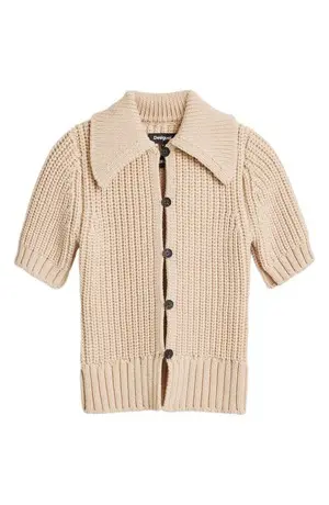 Desigual Short Sleeve Cotton-blend Cardigan