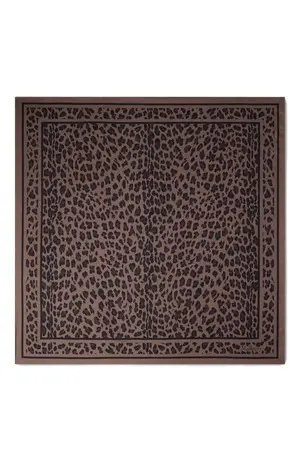 Mulberry Square Scarfleopard - Ebony