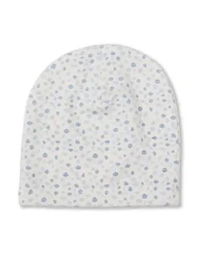 MINIMOI Abstract Spots Reversible Beanie - Blue Multi