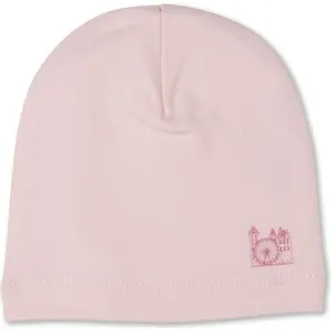 MINIMOI Merry Skyline Cotton Beanie - Barely Pink