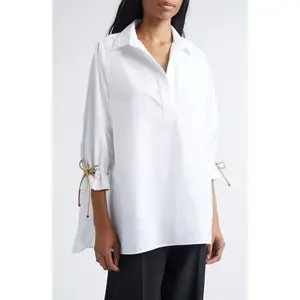 Max Mara Adorn Cotton Pullover Shirt