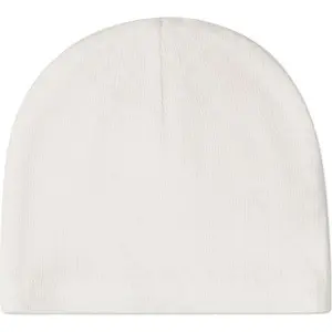MINIMOI Sweetest Bloom Cotton Textured Beanie - White