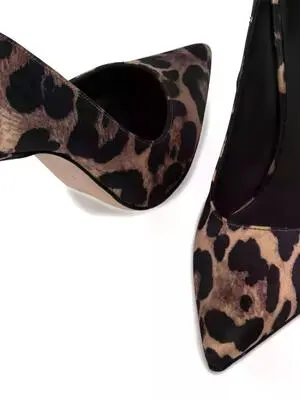 LE SILLA 100mm Leopard-print Pointed-toe Pumps