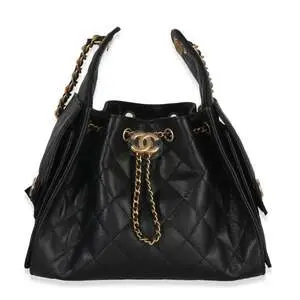 CHANEL Quilted Caviar Small 25 Hobo