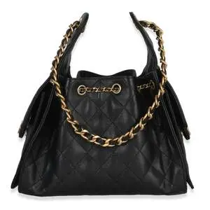 Chanel Quilted Caviar 25 Hobo