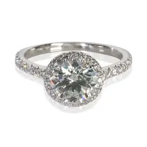 Tiffany & Co. 1.15 Ct Diamond Soleste Engagement Ring - Platinum