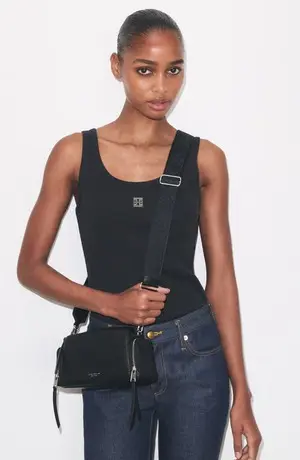 Tory Burch Perry Voyager Crossbody Bag - Black