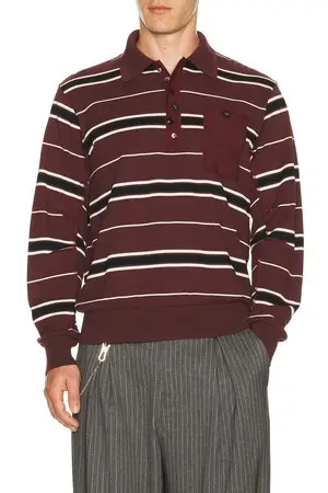 UNDERCOVERISM Polo Shirt In Burgundy