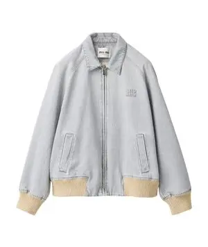 Miu Miu Denim Blouson Jacket
