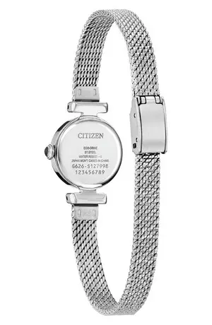 Citizen Fio Silvertone Mesh Strap Watch - Silver-tone