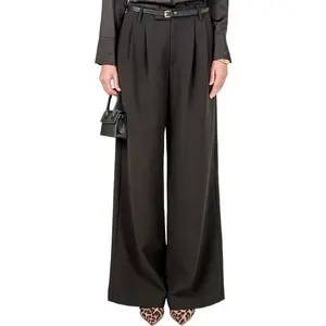 Endless Rose Wide-leg Pleated Trousers