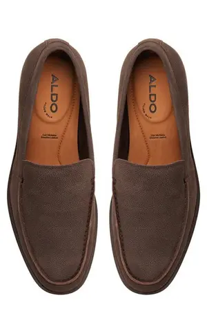Aldo Alfonso Leather Loafer - Dark Brown