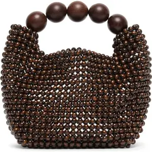 Dolce Vita Clover Bead Top Handle Bag - Chocolate