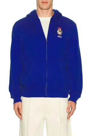 Polo Ralph Lauren Novelty Polo Society Bear Full-zip Hooded Sweatshirt