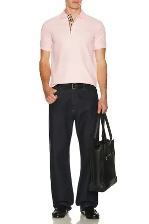 Burberry Eddie Ekd Polo In Pink