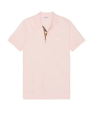 Burberry Eddie Ekd Polo In Pink