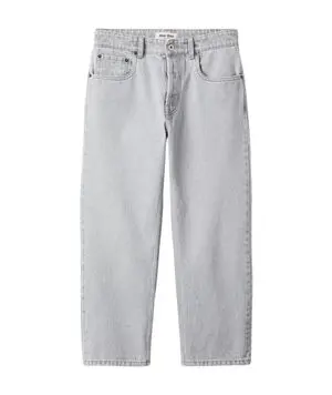 Miu Miu Five-pocket Denim Jeans - Grey