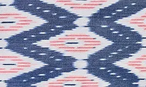 JULISKA Ikat Cotton Tablecloth