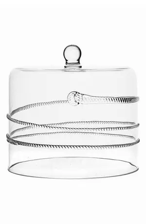 JULISKA Amalia Petite Glass Cake Dome - Clear