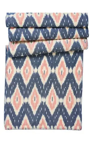 JULISKA Ikat Cotton Table Runner - Blue Multi