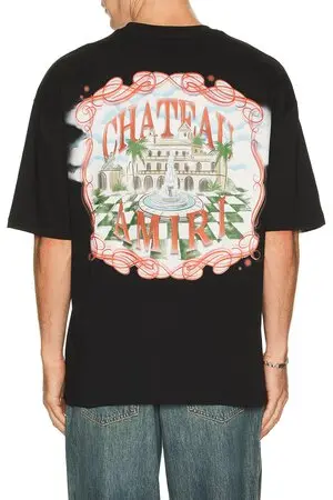 Amiri Chateau Sketch Oversized Tee