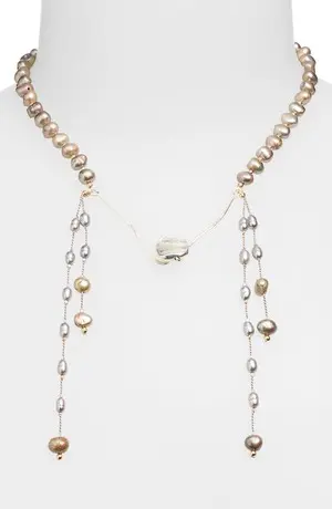 ISSHI Orbital Freshwater Pearl Necklace