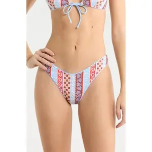 Rip Curl Coastal Instinct Bikini Bottom - Blue Multi