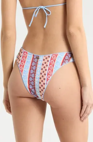 Rip Curl Coastal Instinct Bikini Bottom - Blue Multi