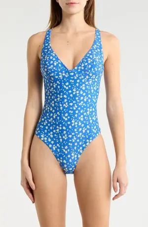 Rip Curl Surf Side One-piece Swimsuit - Blue