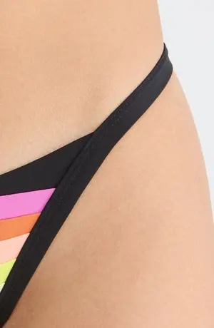 Rip Curl Surf Stripe Bikini Bottom - Black
