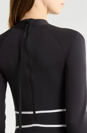 Rip Curl Mirage Fusion Long Sleeve Upf 50+ One-piece Rashguard Swimsuit