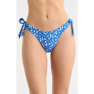 Rip Curl Surf Side Tie Bikini Bottom - Blue
