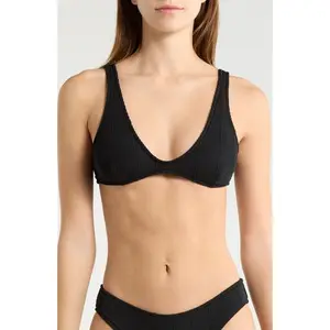 Rip Curl Vibe Surf Bralette Bikini Top - Black