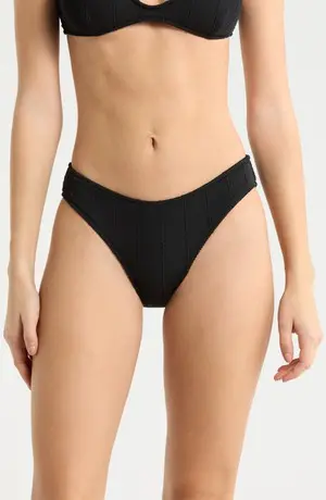Rip Curl Vibe Surf Good Hipster Bikini Bottoms - Black