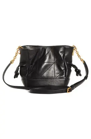 Saint Laurent Mini Jamie Leather Shoulder Bag - Noir