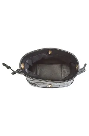 Saint Laurent Mini Jamie Leather Shoulder Bag - Noir