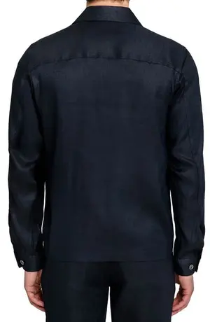 W.R.K Linen Blend Shirt Jacket