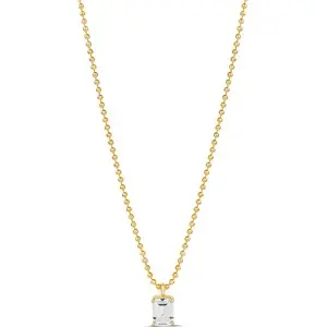 SHYMI Cubic Zirconia Pendant Necklace - Gold