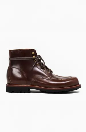 GRANT STONE Brass Boots - Crimson Chromexcel