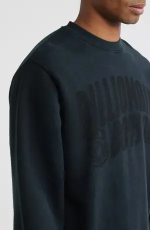 BILLIONAIRE BOYS CLUB Curve Logo Faded Sweatshirt